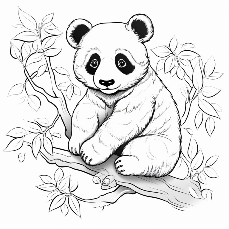 Páginas para colorear de pandas: ¡imprime gratis y colorea!